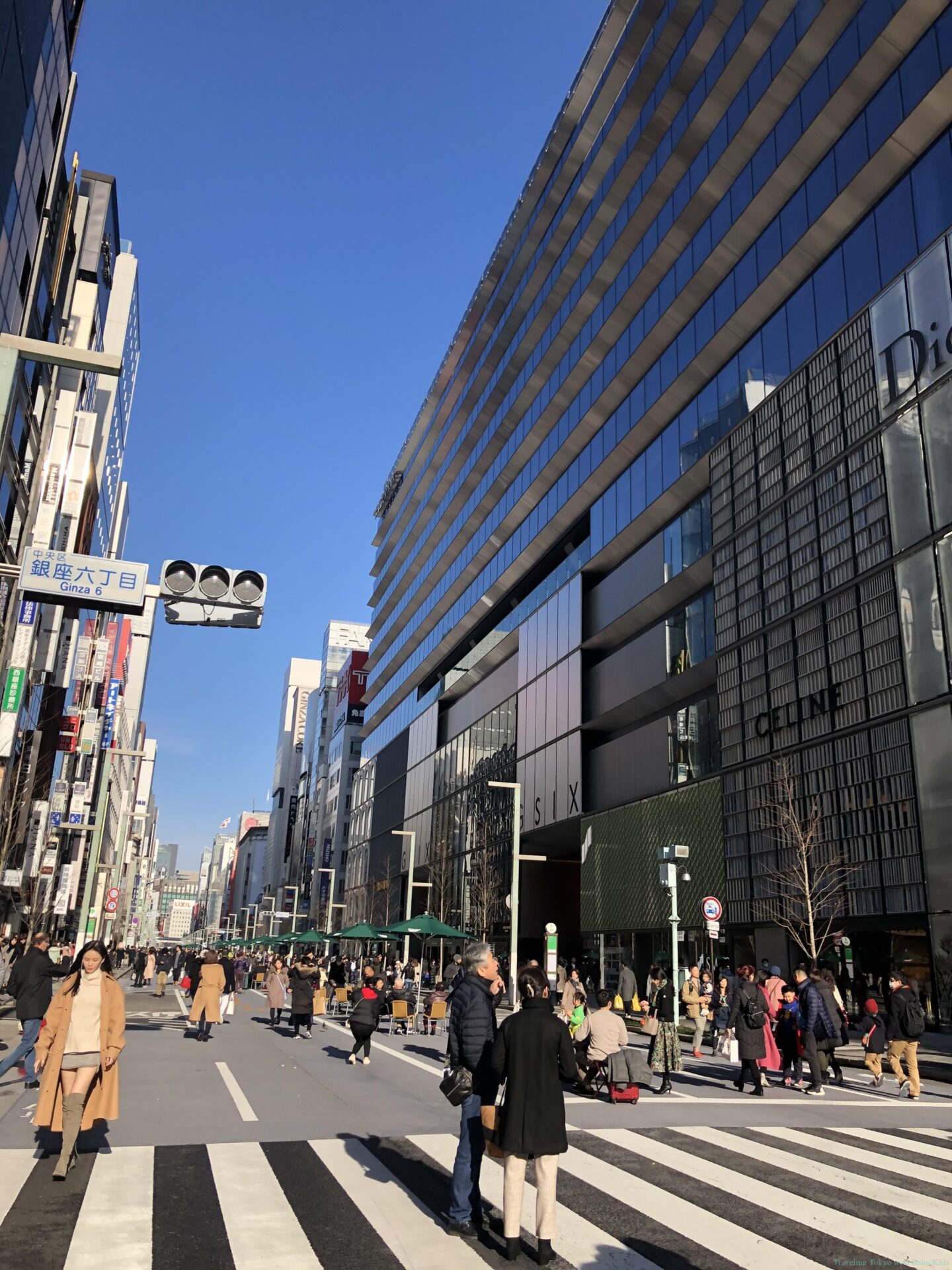 Ginza street pedestrian-paradise on weekends, Tokyo – Traveling Tokyo ...