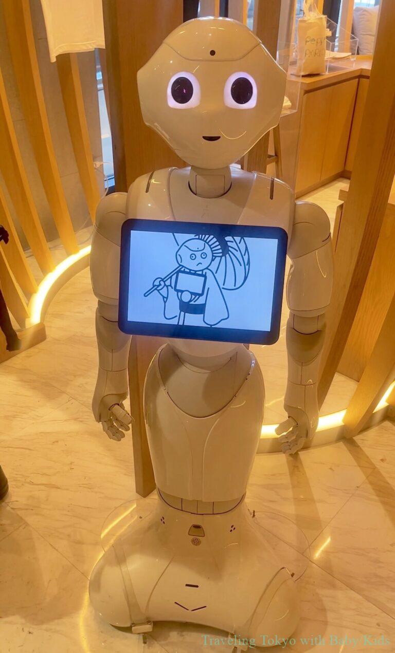 ROBOT cafe [ Pepper Parlor ] Kids-friendly comfy cafe in Shibuya – Traveling Tokyo with Kids